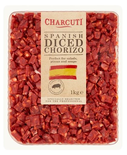 Buy Charcuti® Diced Chorizo from Leathams online food suppliers.